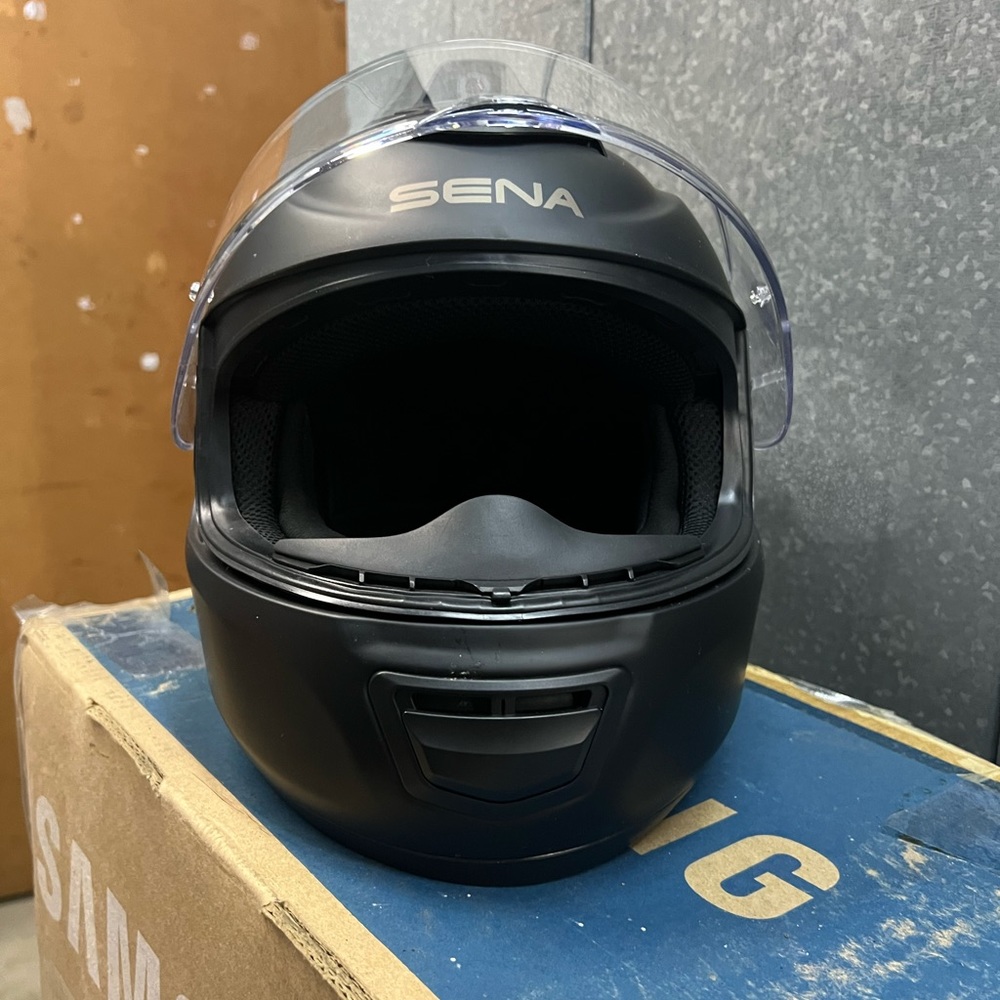 Sena Momentum Inc Pro Bluetooth Camera Helmet Matte B… - Gem